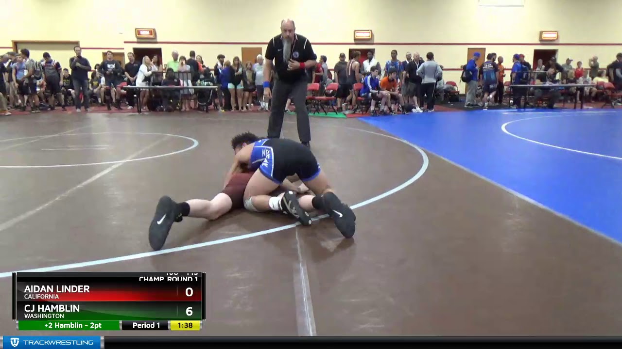 16U 145 Aidan Linder California Vs Cj Hamblin Washington - YouTube