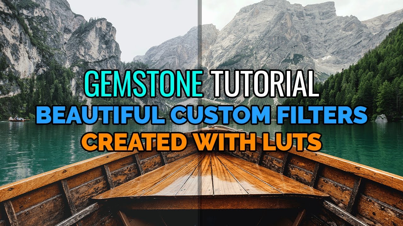 Create Beautiful Custom Filters Using Gemstone - Tutorial - YouTube