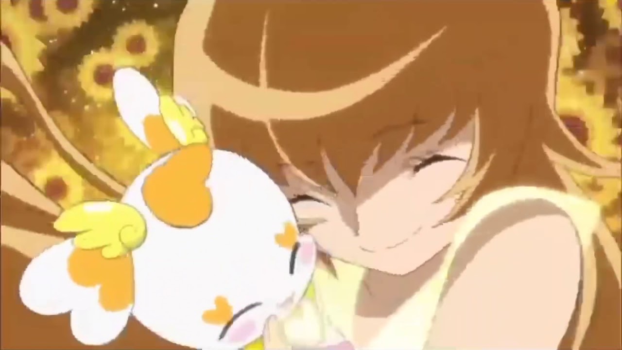 Glitter force flower glitter sunshine transform - YouTube