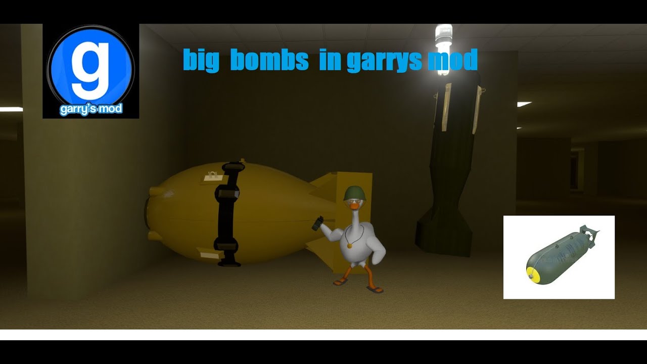 nuke testing in garrys mod - YouTube