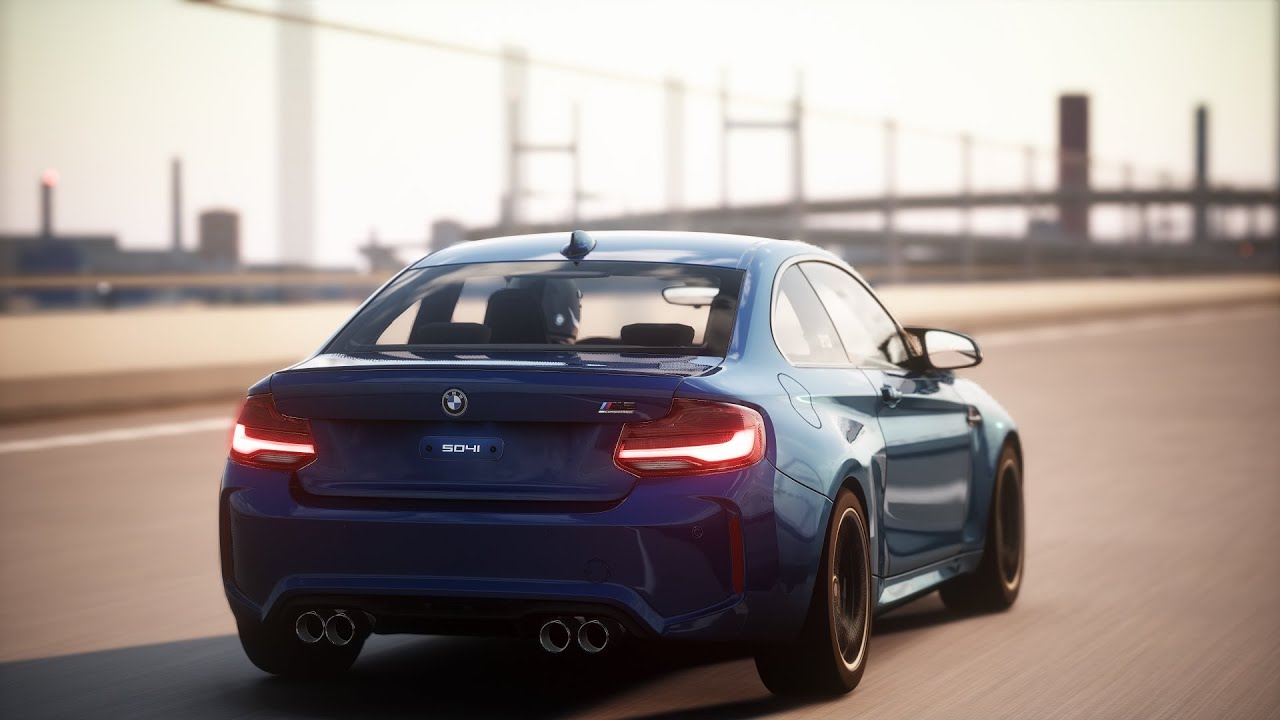 BMW M2 Competition | Evening Test Вrive (mod link in comment) - YouTube