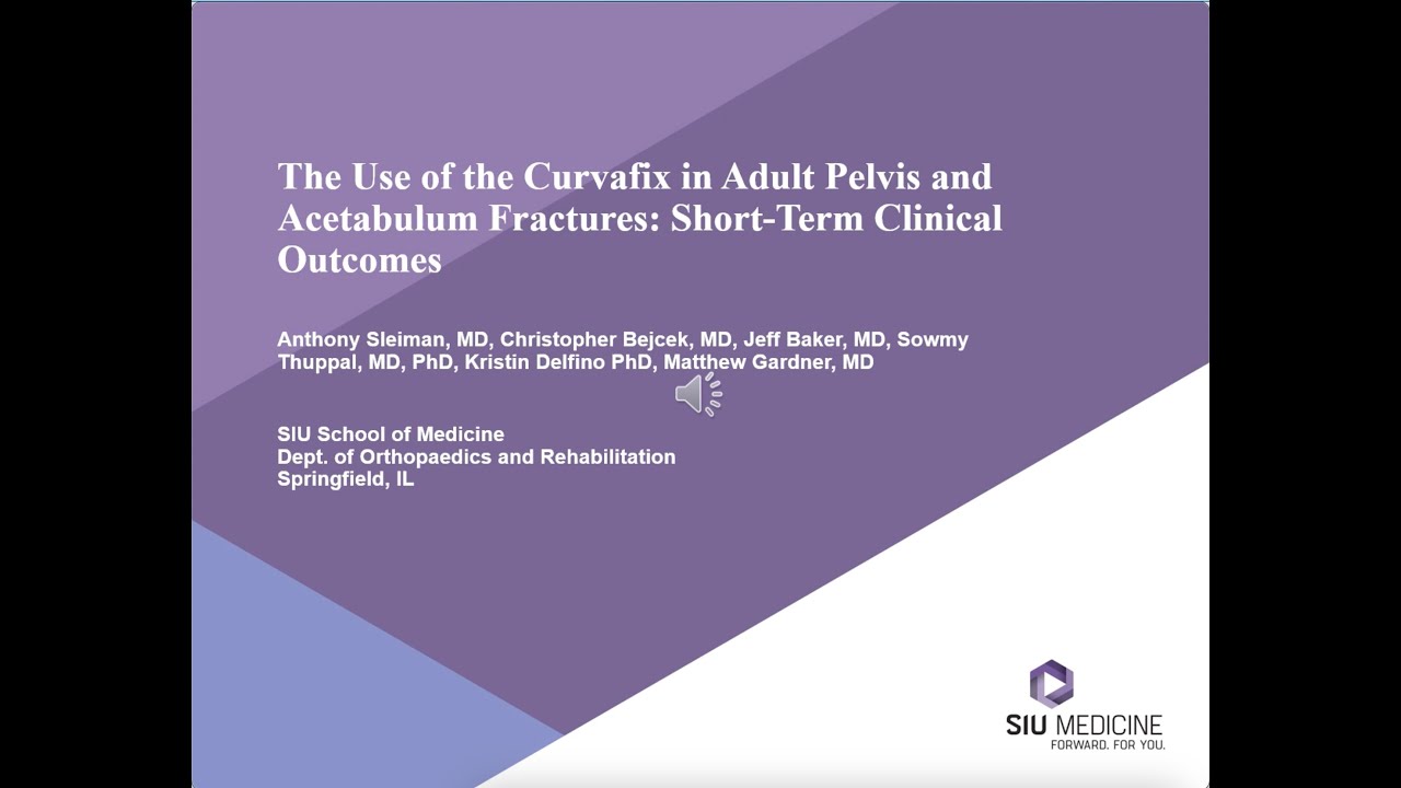 The Use of the CurvaFix in Adult Pelvis and Acetabulum Fractures: Short ...