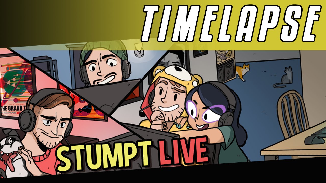 Stumpt Twitch Banner Time lapse - YouTube