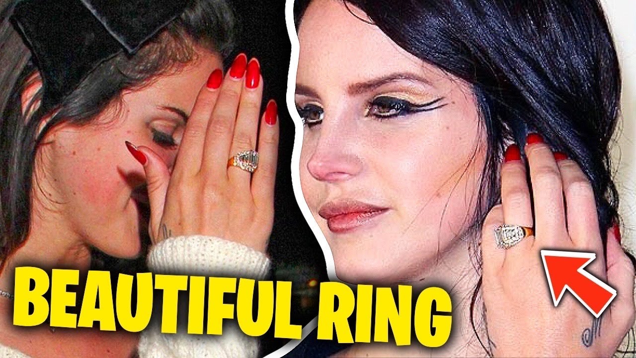 A Look at Lana Del Rey's EXPENSIVE Engagement Ring! - YouTube