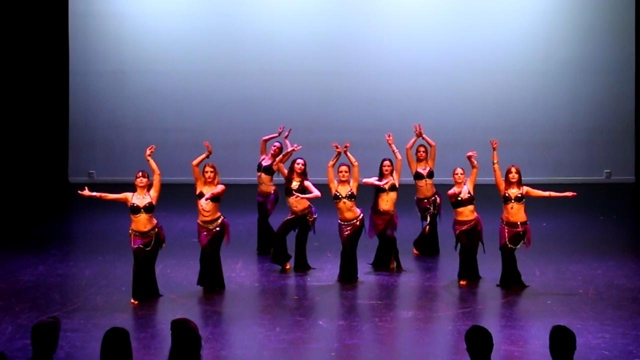 Tribal Fusion Belly Dance Student show - YouTube