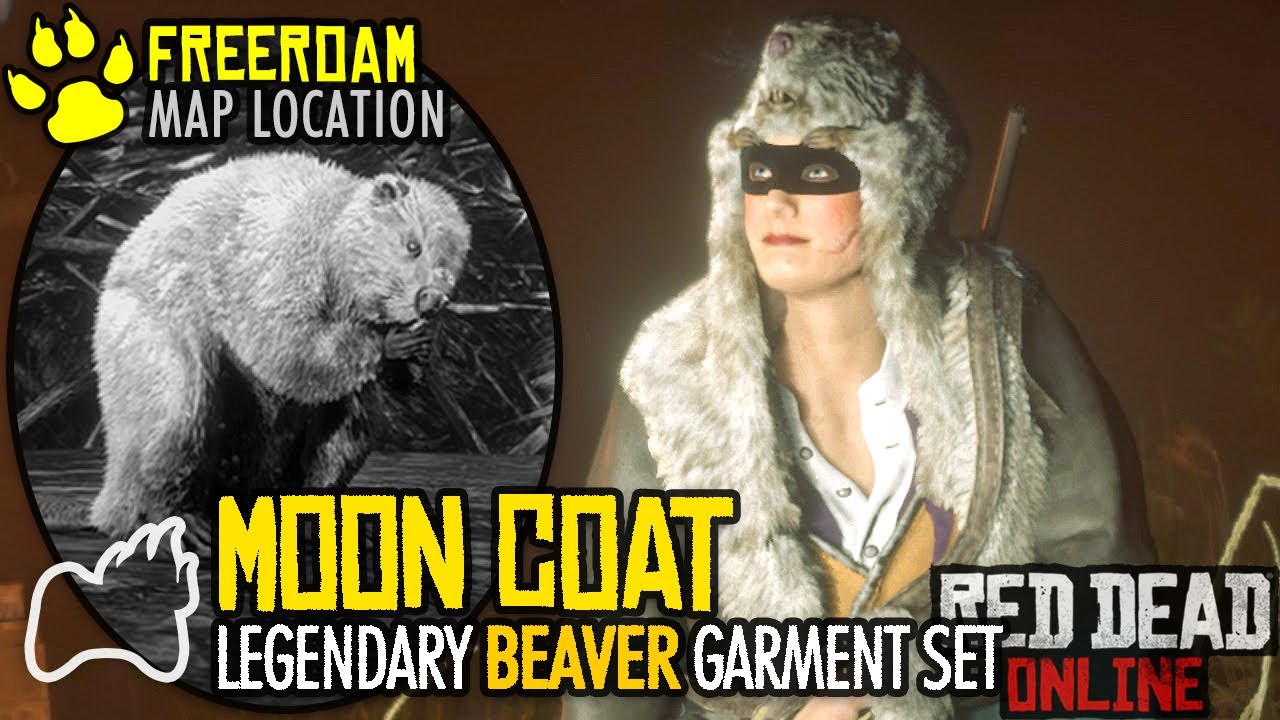 RED DEAD ONLINE How to Get the Legendary MOON Beaver Coat Garment ...