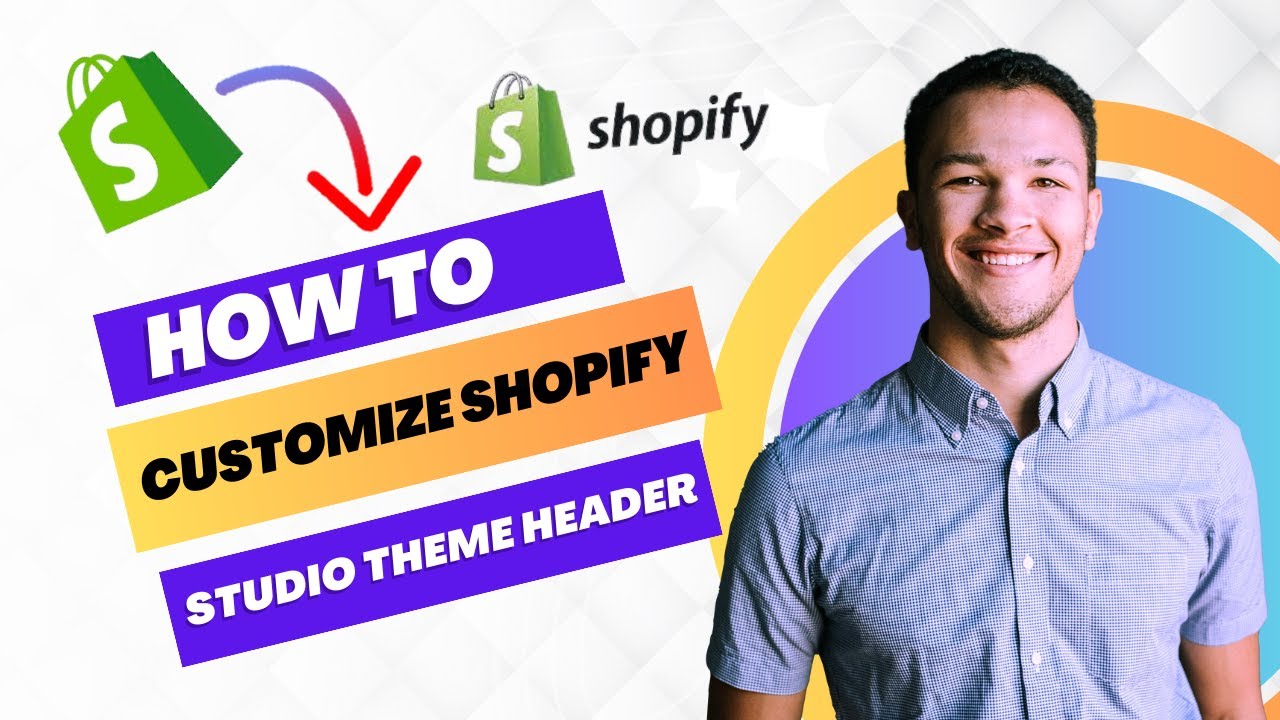 How to customize Shopify studio theme header (Best Method) - YouTube