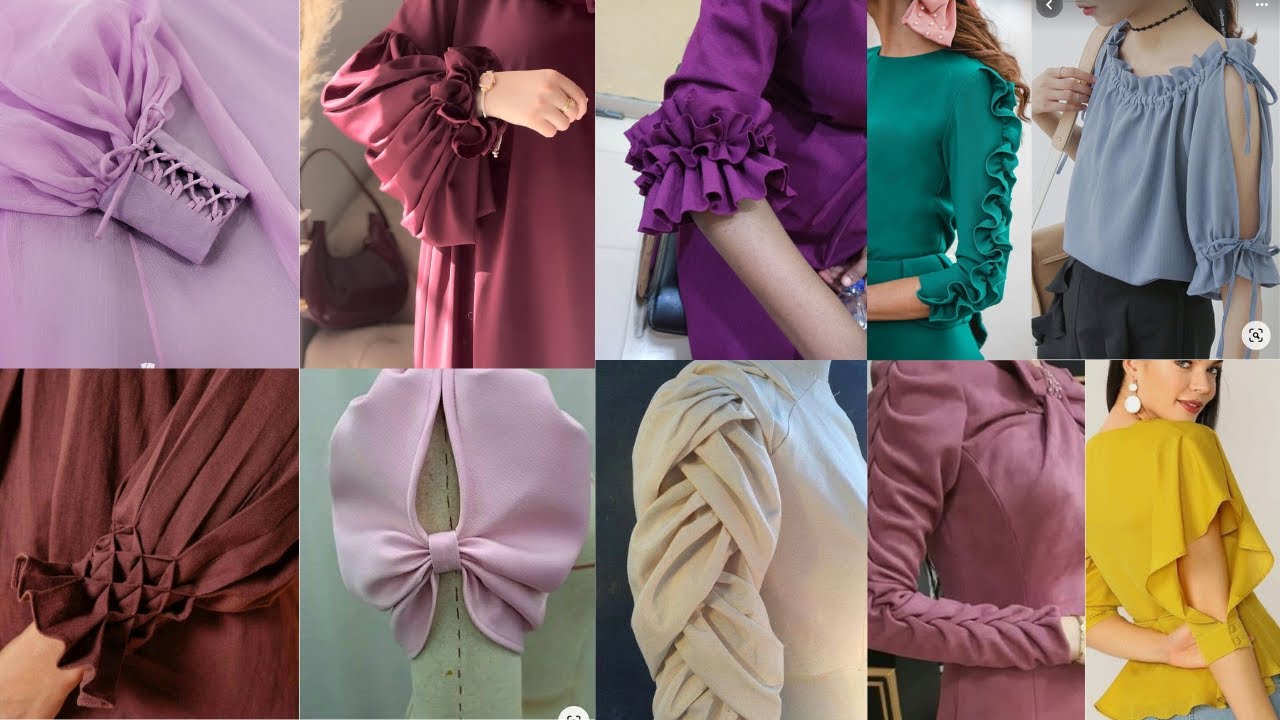 Stylish Girl Sleeves Design | Latest Sleeves Cutting & Stitching Ideas ...