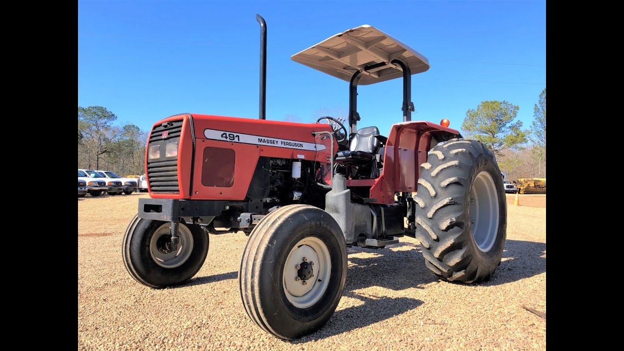 2004 Massey Ferguson 491 2WD Utility Tractor SN8072 Lot#311 - YouTube