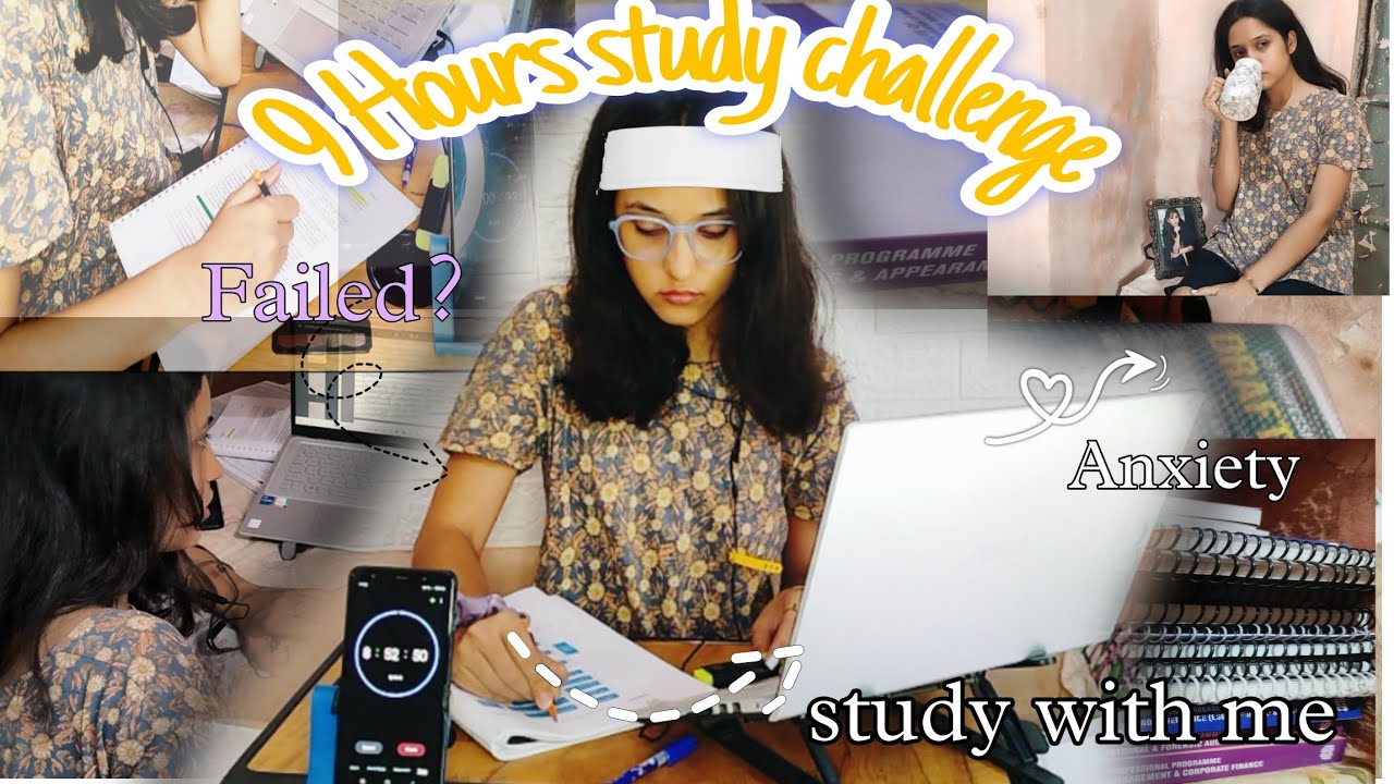 9 Hours study challenge📚|Study with Me| study vlog||@VrindaInVrindavan#studywithme #motivational ...