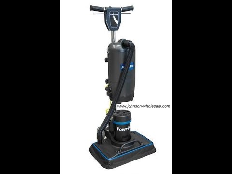 Powr-Flite DCORB1420 Orbital Floor Machine 14x20 Dust Control - YouTube
