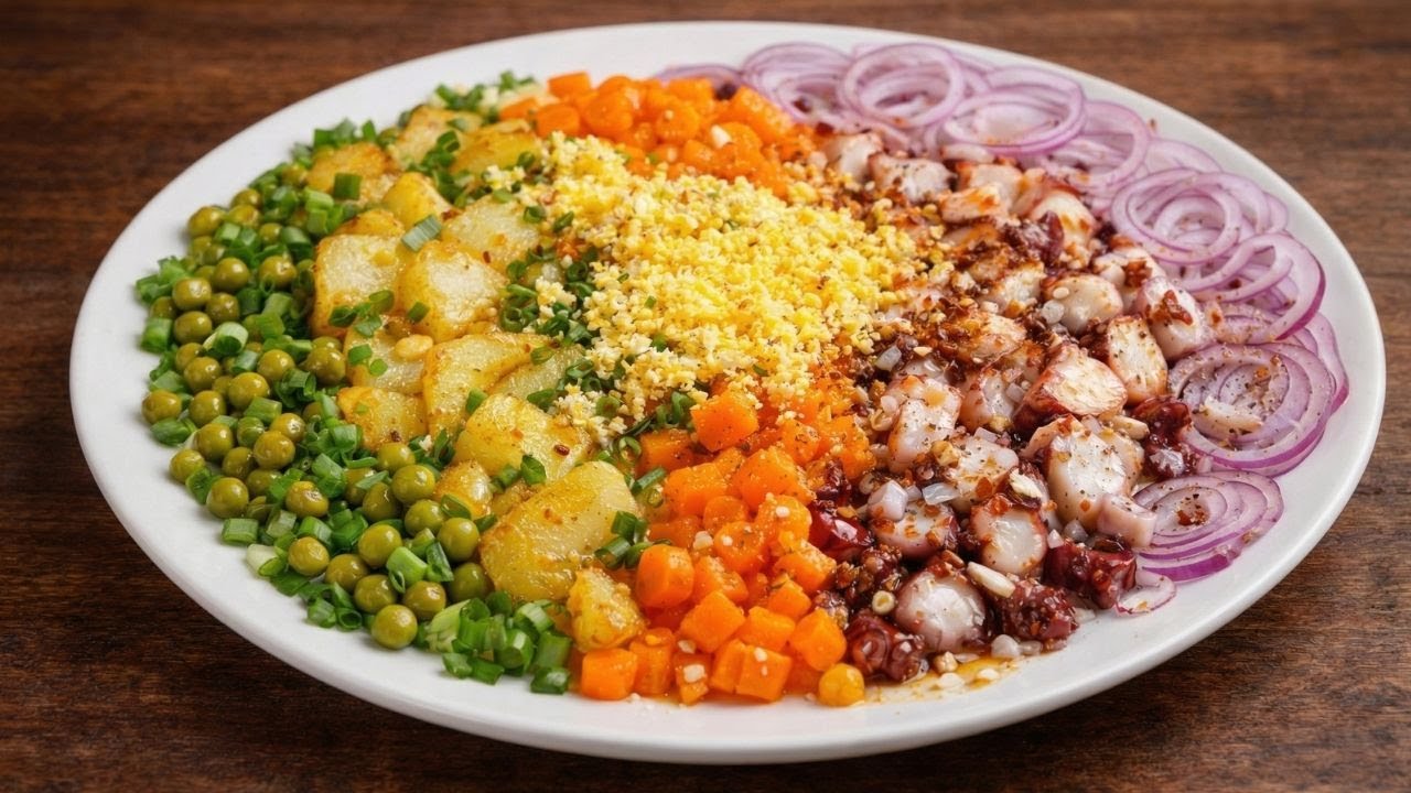 NUR 607 kcal | Einfaches, sehr leckeres Oktopus-Kartoffel-Rezept ...