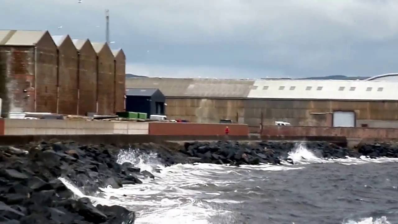 The Port of Ayr, Falkland Yard and the old Newton Loch - YouTube