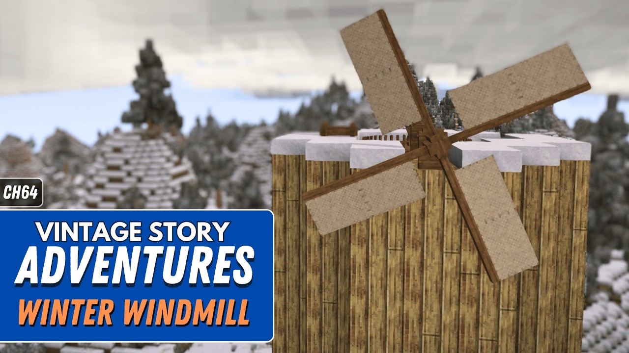 VINTAGE STORY ADVENTURES: WINTER WINDMILL - YouTube