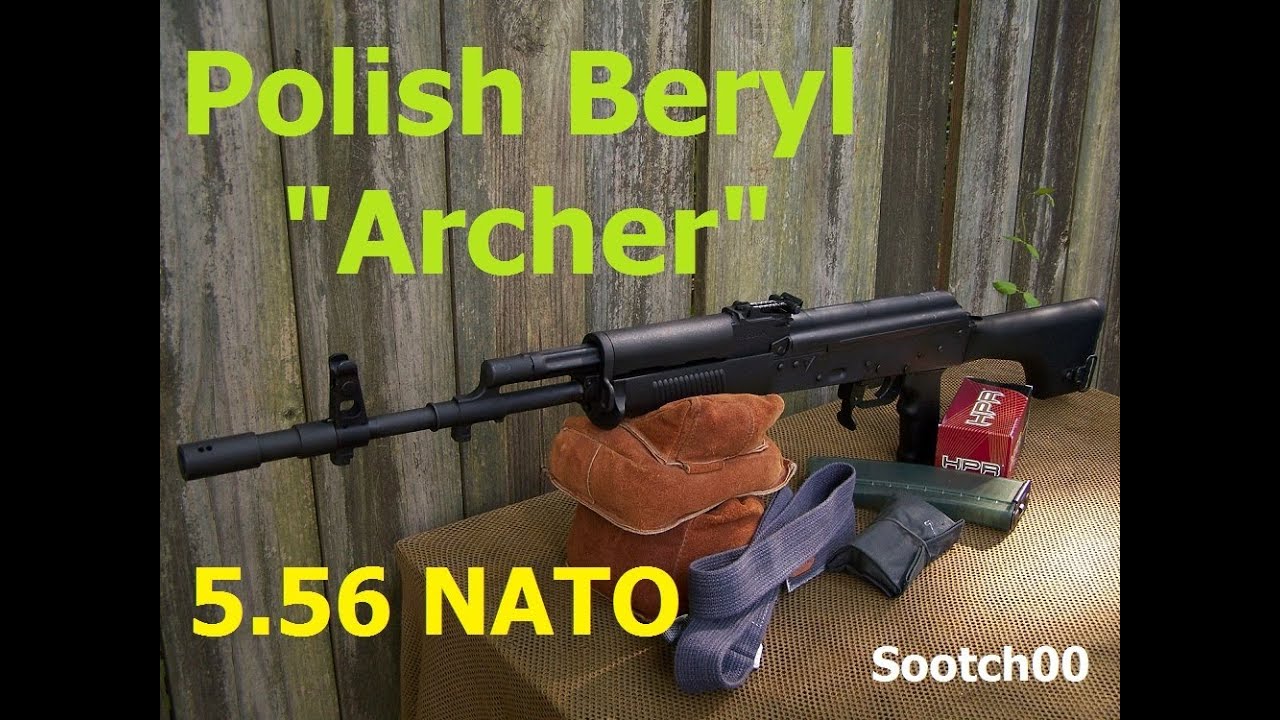 Polish Beryl "Archer" AK Rifle 5.56 NATO - YouTube