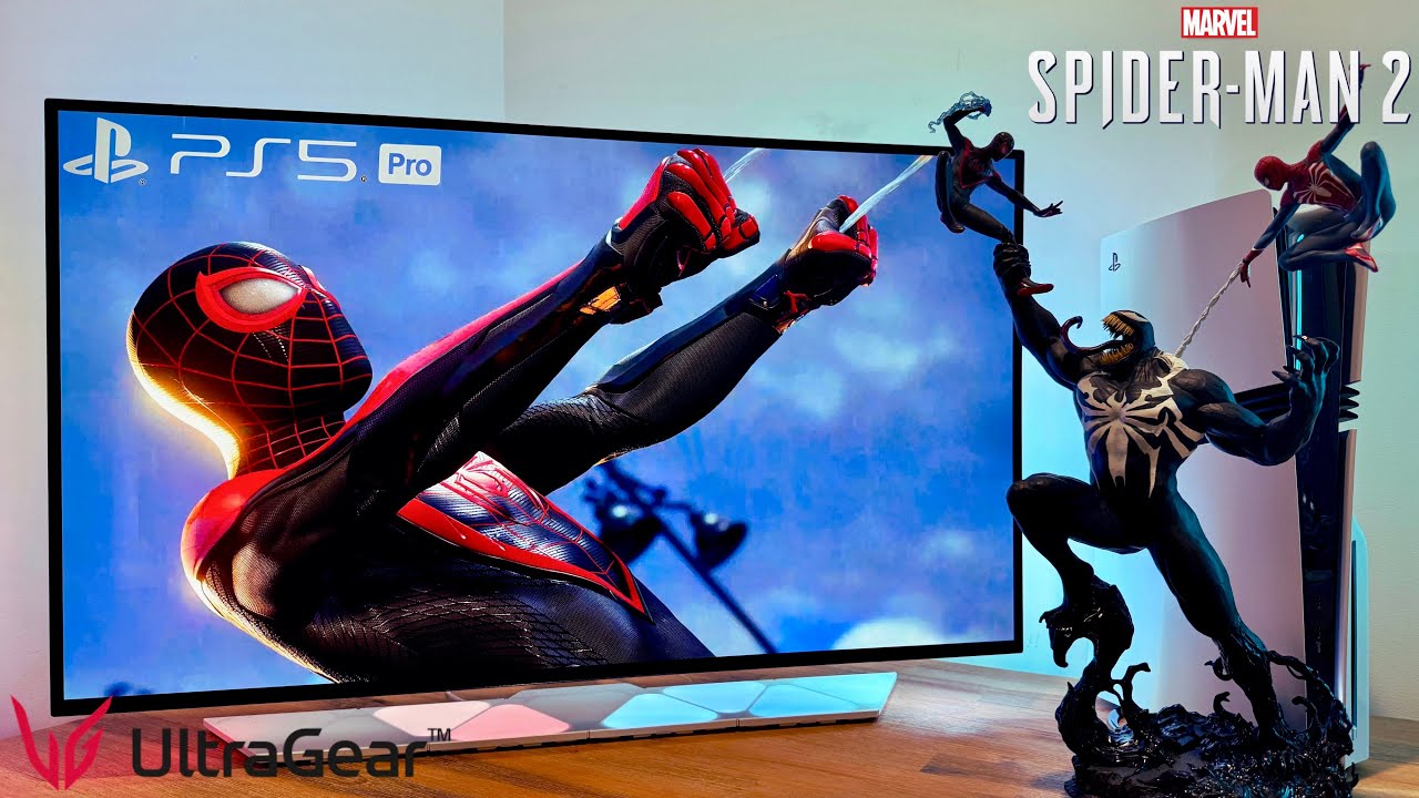 Spider-Man 2 Gameplay Part 2 on PS5 Pro| LG 32'' 32GS95UE-B UltraGear ...