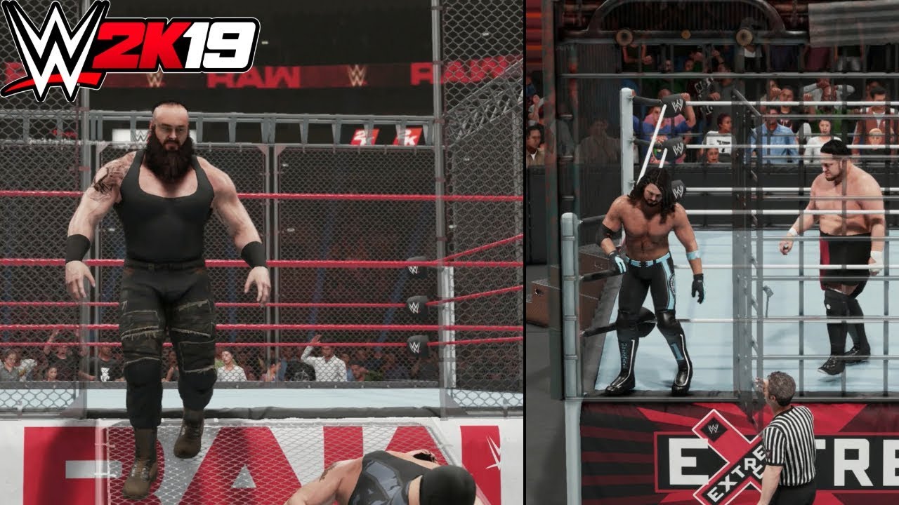 WWE 2K19: 9 Awesome NEW Features Added To Cage Matches - YouTube