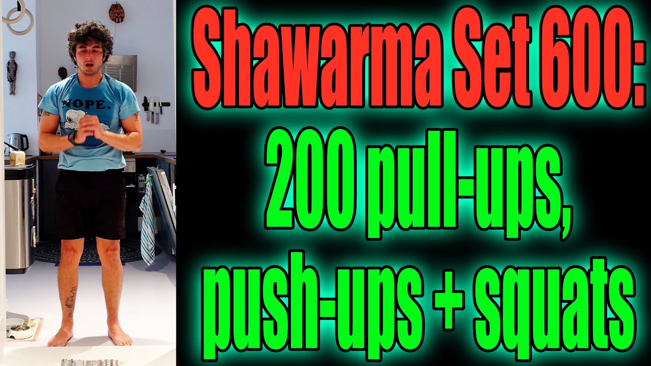 Insane High Rep Workout: 600 reps of Burpees, Pull-Ups, and Squats in ...