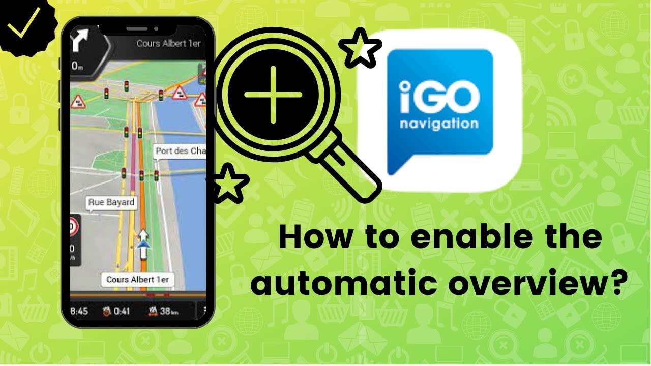 How to enable the automatic overview function in IGO Navigation? - YouTube
