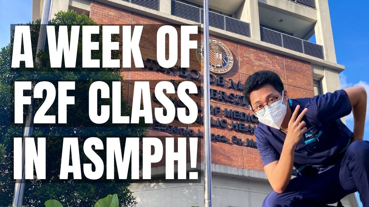 FINALLY STEPPING FOOT IN ASMPH! A week of face-to-face classes for our ...