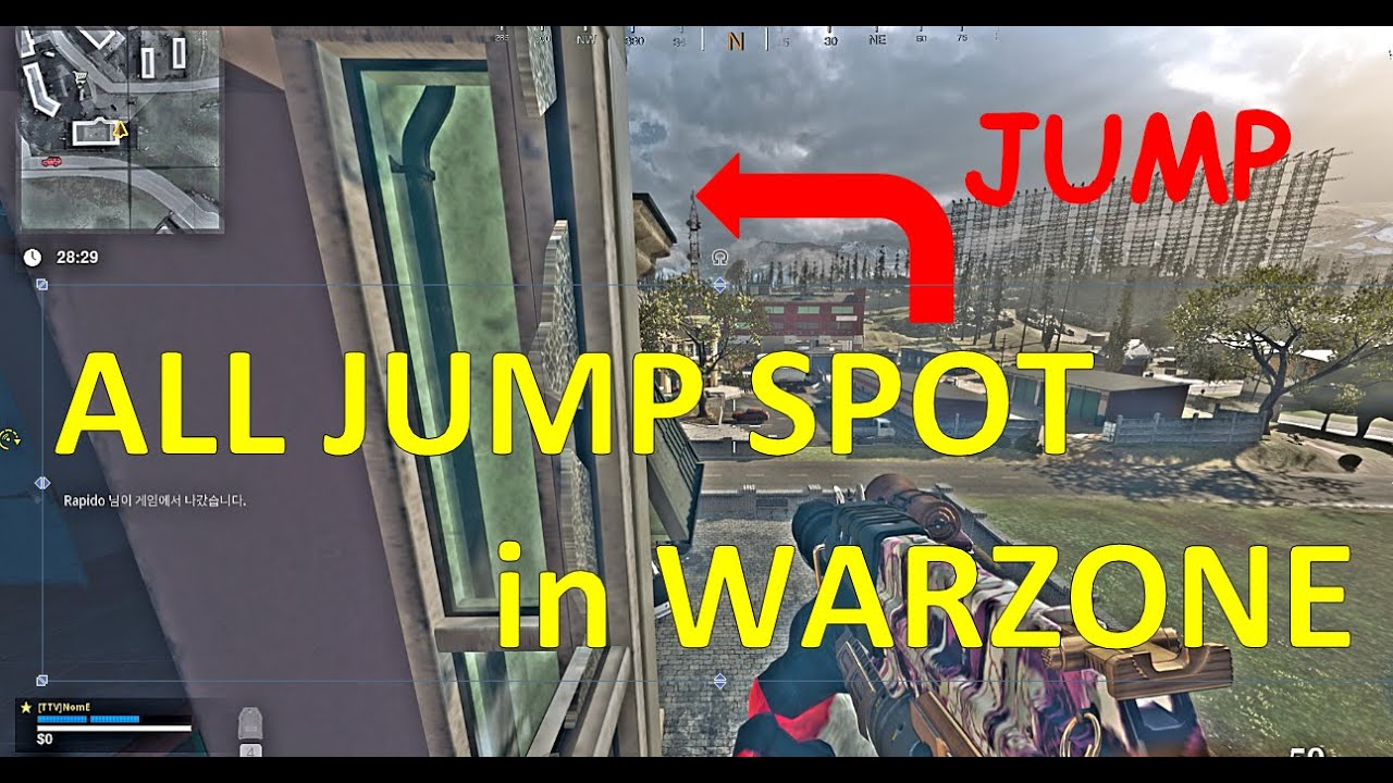 ALL JUMP SPOT in WARZONE #part 1 - YouTube
