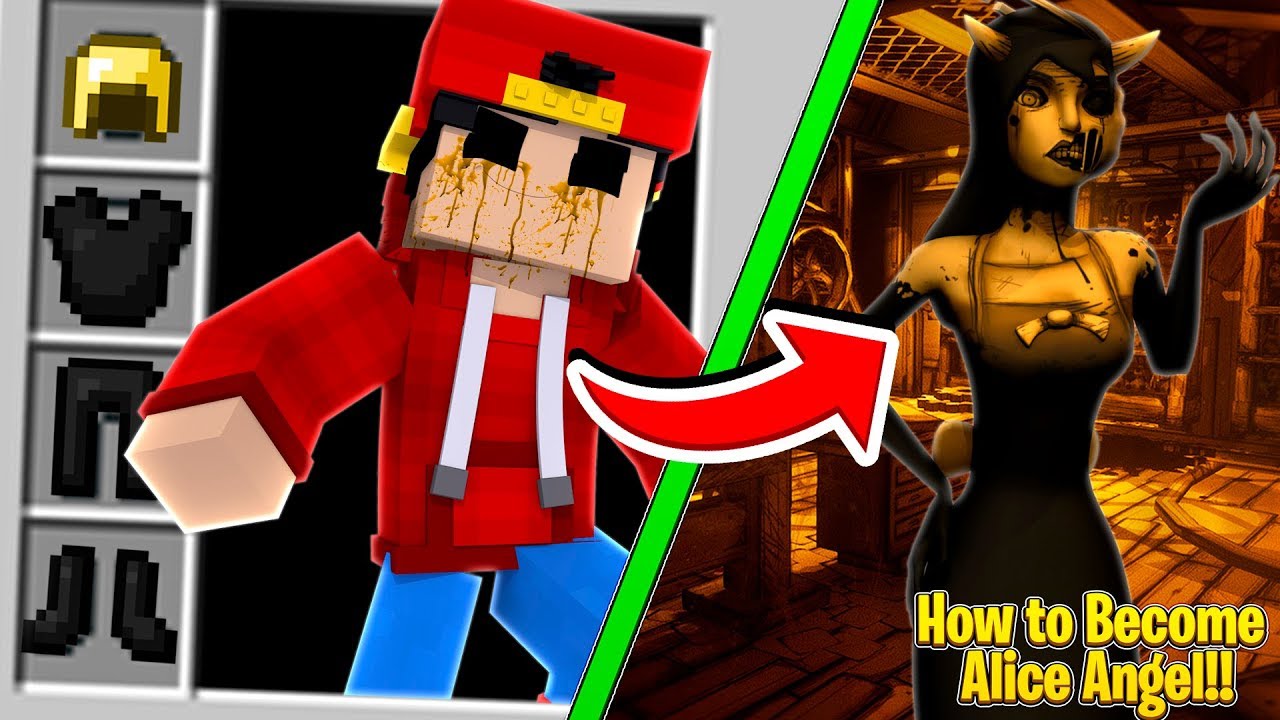 Minecraft - HOW TO BECOME ALICE ANGEL FROM CHAPTER 5!! - YouTube