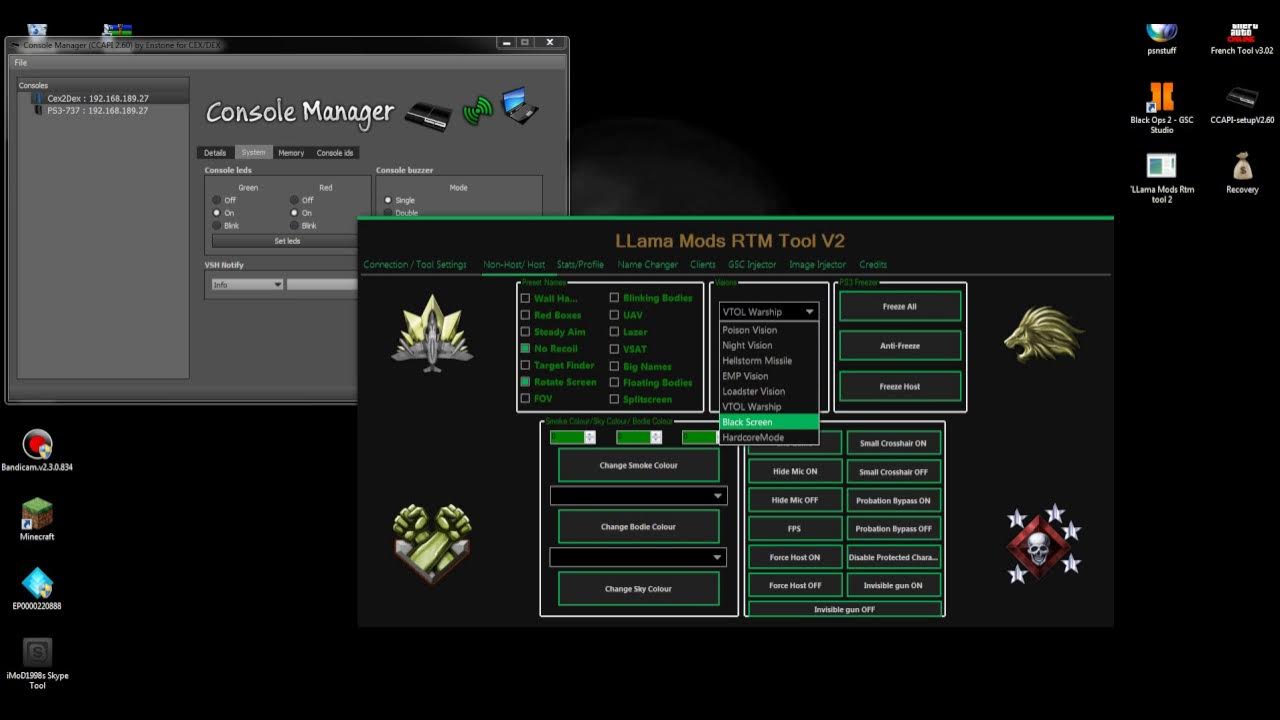Bo2 RTM tool ccapi ps3 - YouTube