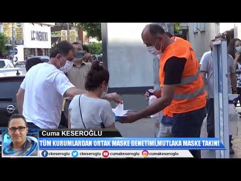 DEVLETİN TÜM KURUMLARINDAN ORTAK MASKE DENETİMİ