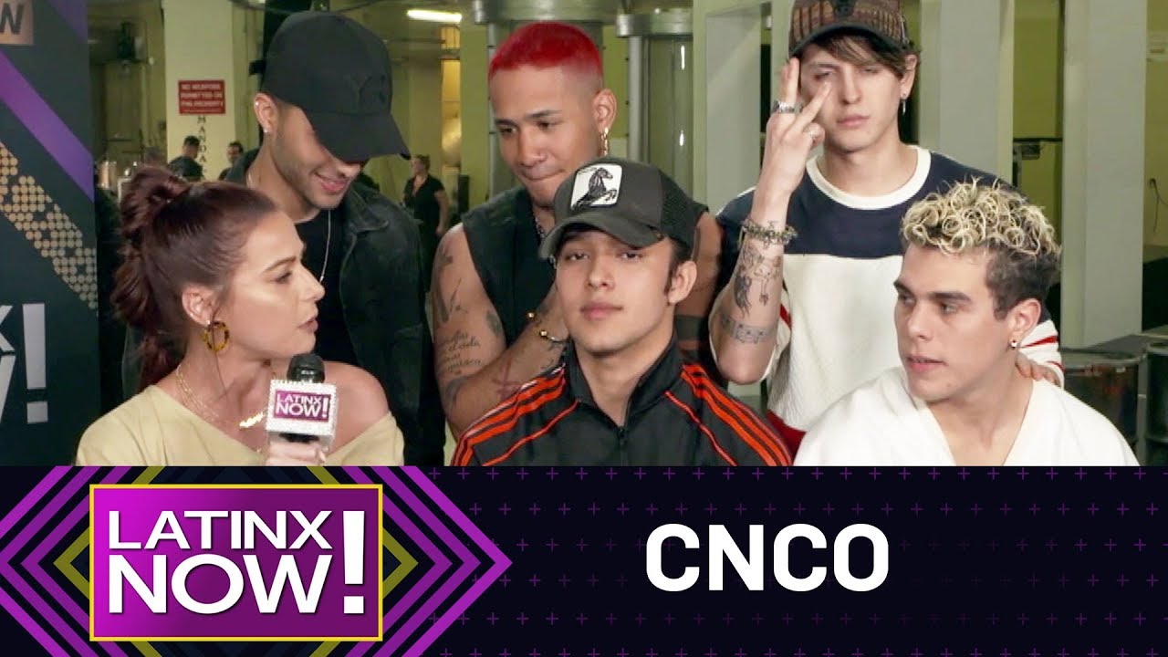 CNCO Ready to Do More Spanglish Music | Latinx Now! | E! News - YouTube