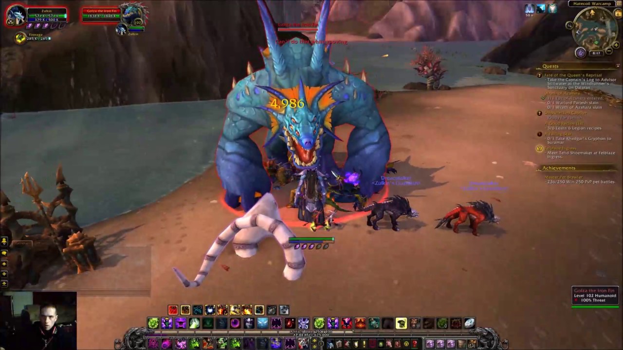 World of Warcraft: Legion - Rare Mob - Horn of the Siren - YouTube