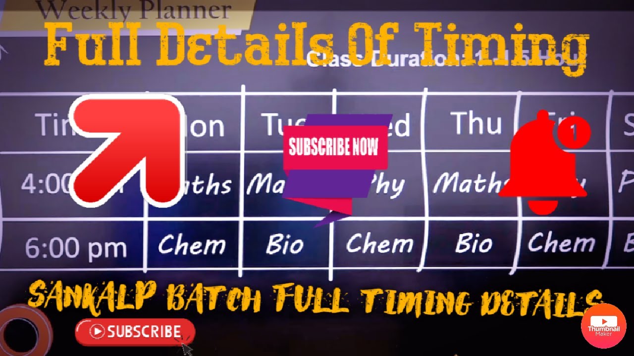 Sankalp Batch Timing by Physic wallah || @Ncert Wallah Batch timing ...