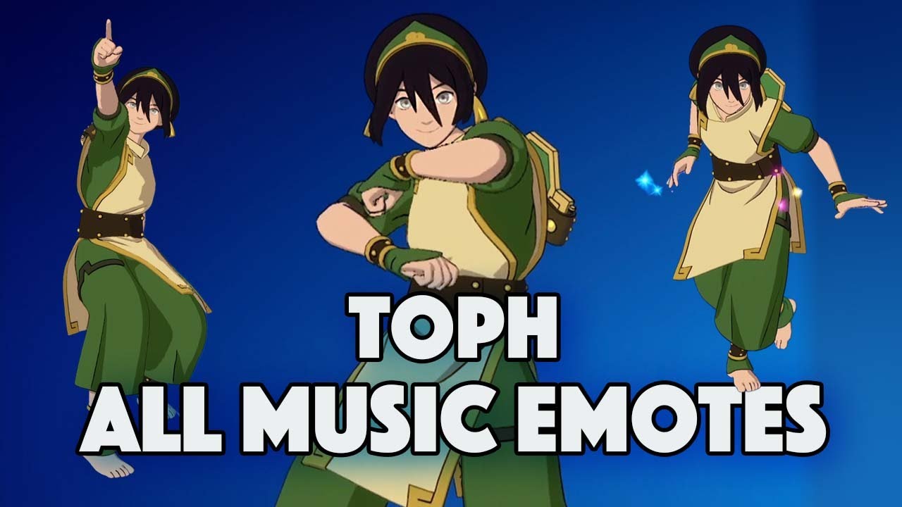 Toph Dances All Emotes (That We Have) OVER 100! - FORTNITE x AVATAR ...