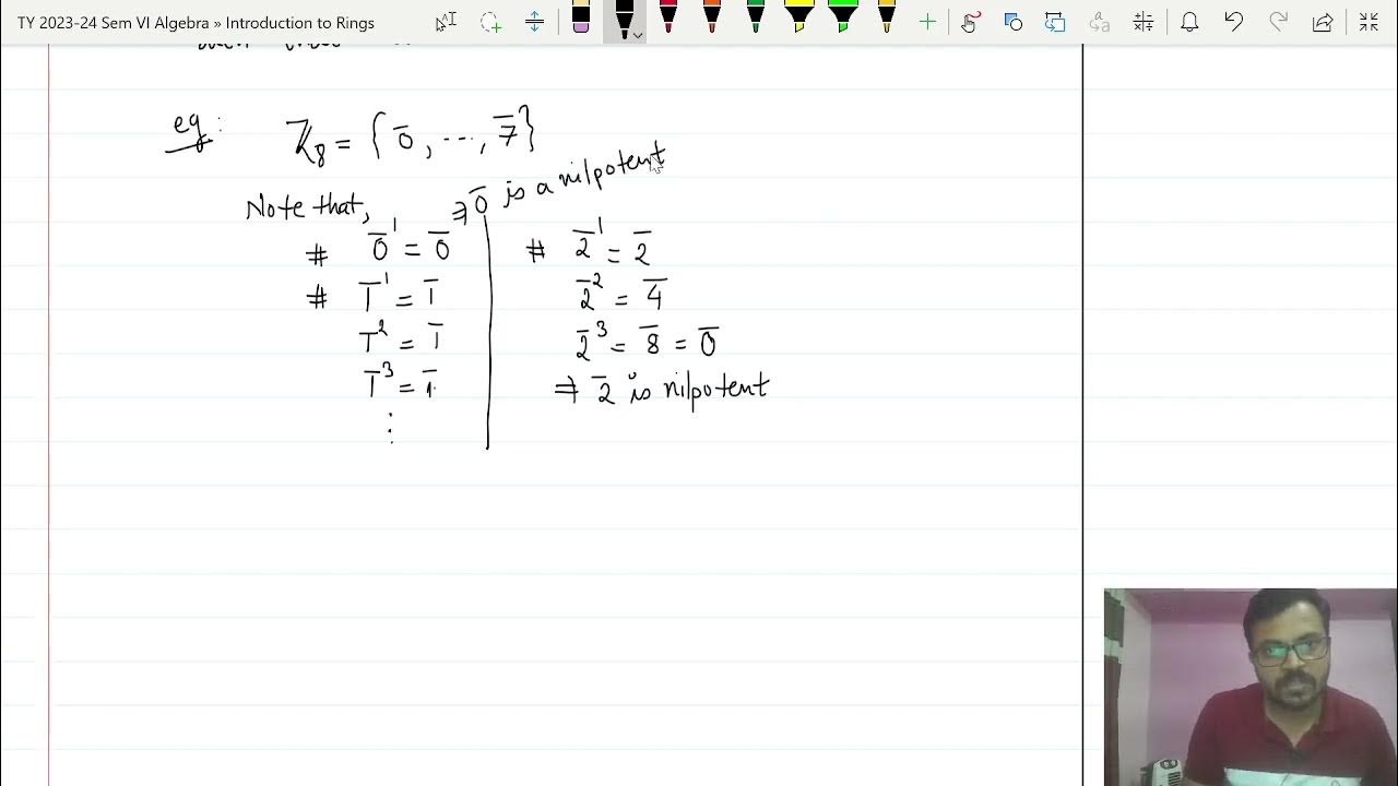 Nilpotent element in a ring | Abstract Algebra - YouTube