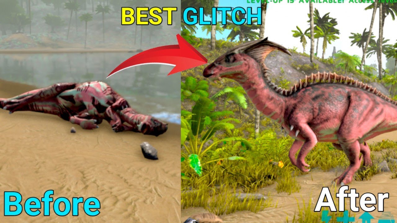 The best glitch to revive your dino 😱 | ark mobile revive dino | Ark mobile | - YouTube