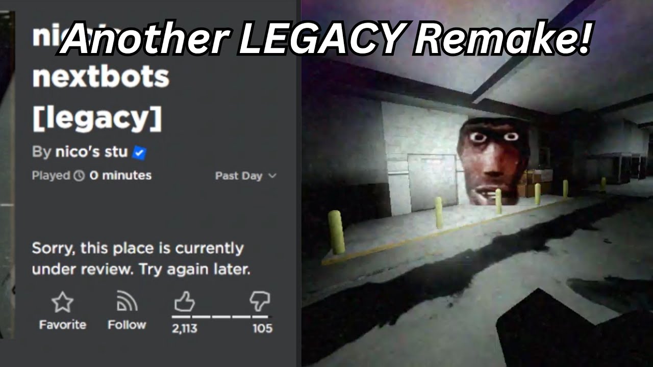 a Remake of nico's nextbots legacy version! | Roblox - YouTube