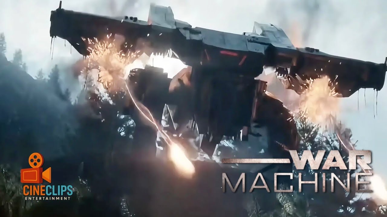 Alien War Machine Attacks Soldiers – Epic Battle Scene | War Machine ...