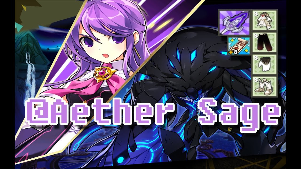 [Elsword NA]Aisha Aether Sage 11-2 Water Dragon Sanctum - YouTube
