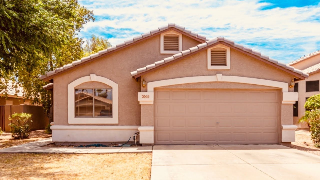 Gilbert Arizona House Tour $435K Fresh Paint and Spacious Floor Plan ...