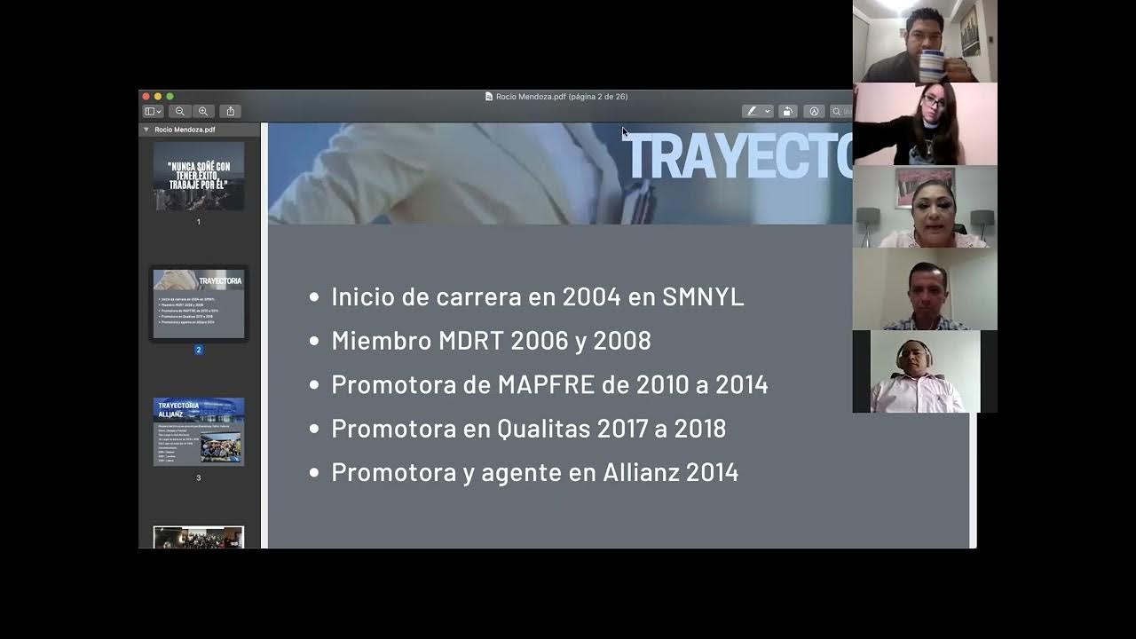 Rocio Mendoza, "Nunca soñé con tener éxito, trabajé por él" - YouTube