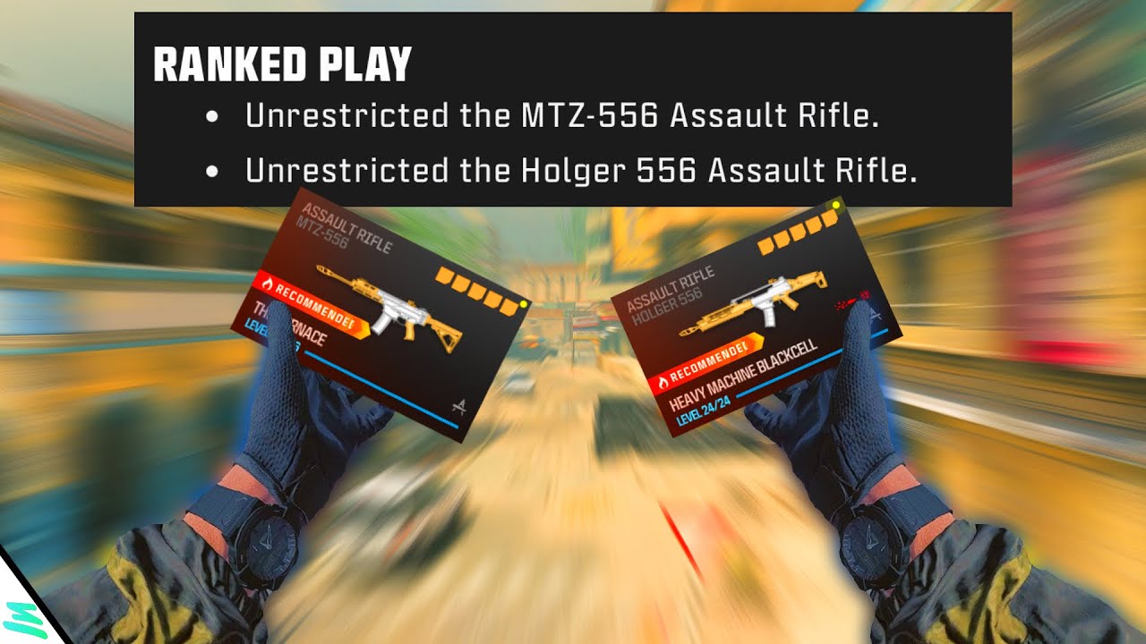 The BEST Guns Got Added BACK TO RANKED PLAY - MW3 Ranked Play Class ...