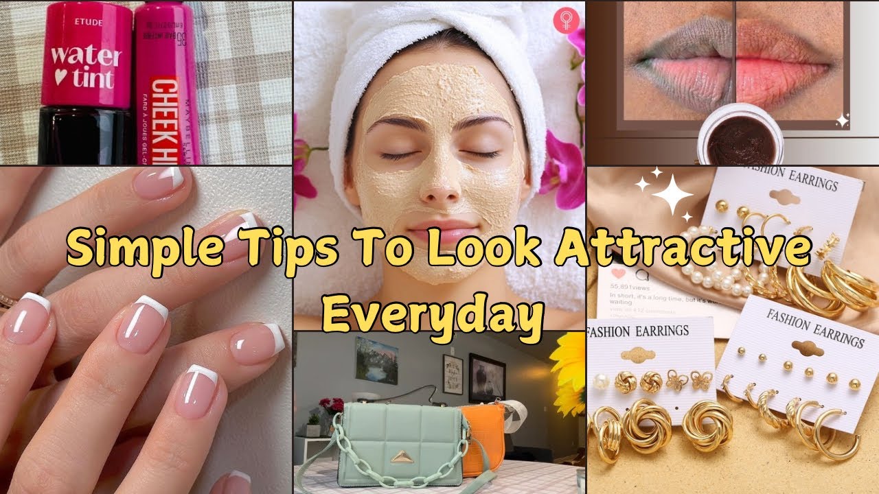 How to look attractive without makeup 💄 || Simple Tips For Daily ...