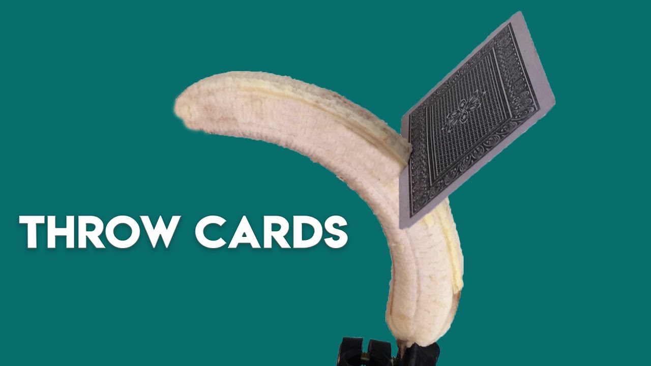 How To Throw Cards Fast And Accurate Easy - YouTube