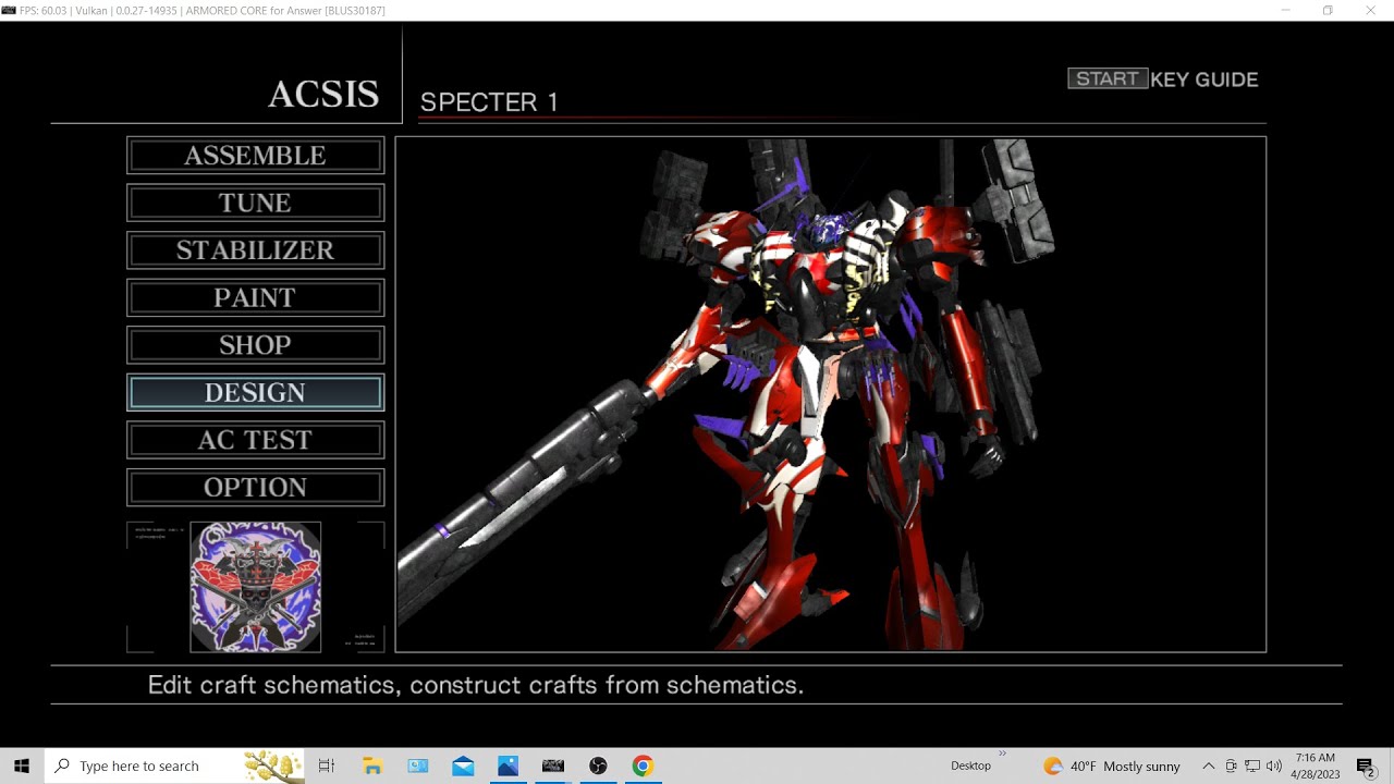 SPECTER 1 VS ORCA ACFA - YouTube
