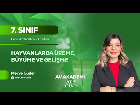 Av Yayınları | 7.Sınıf Fen Bilimleri Konu Anlatımı | Hayvanlarda Üreme, Büyüme ve Gelişme