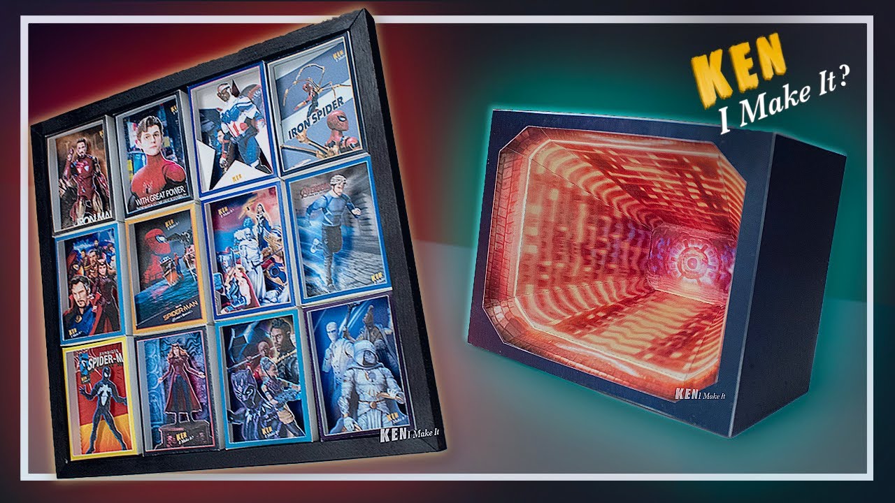 DIY MCU 3D Mini Posters | Ken I Make It - YouTube