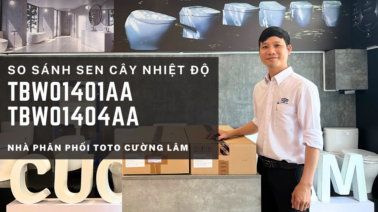 SO SÁNH SEN CÂY NHIỆT ĐỘ TOTO TBW01401AA và TBW01404AA I NHÀ PHÂN PHỐI ...