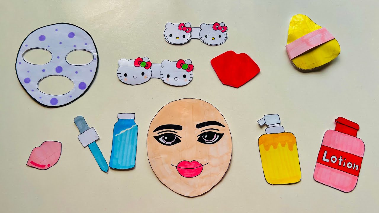 ️ Paper Diy ️ Roblox baddie skincare & Makeup 💅 Blind Bag Paper 💕 ASMR ...