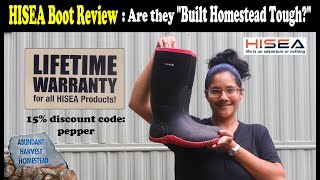 Honest HISEA Garden Boot Review - Are They BUILT HOMESTEAD TOUGH?