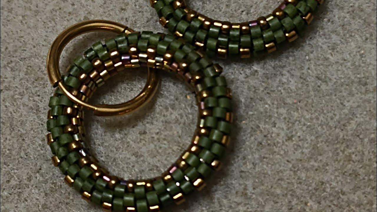 #mk Серьги Конго из бисера #tutorial Kongo earrings - YouTube