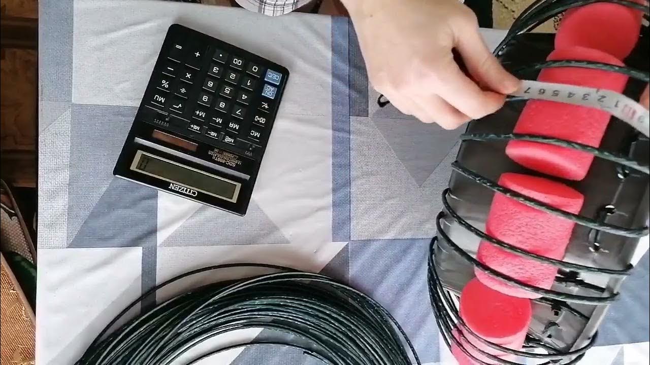 Считаем лозы на кашпо из ротанга "пончик" - YouTube